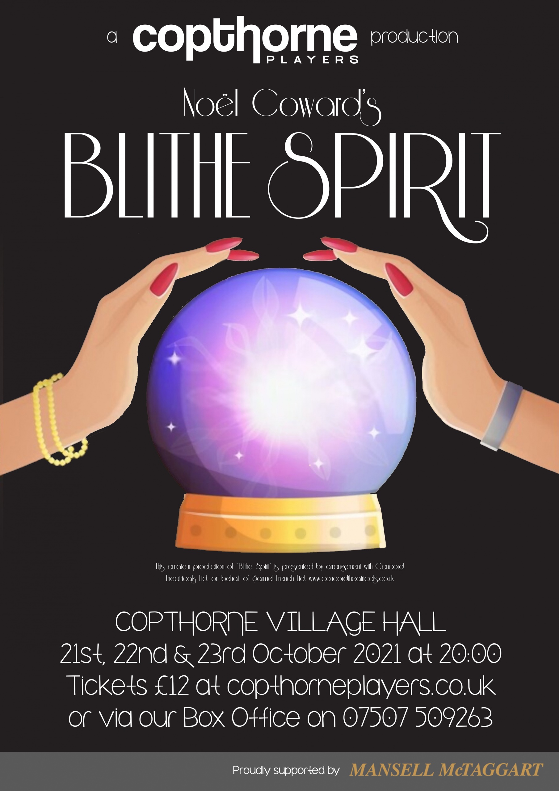 Blithe Spirit – October 2021 – Copthorne Players